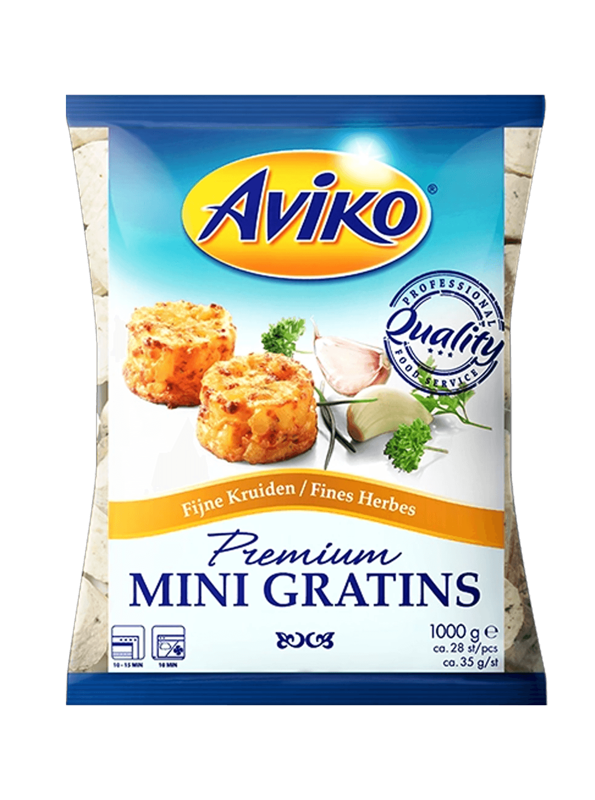 Premium mini gratin fine herbs | Aviko foodservice